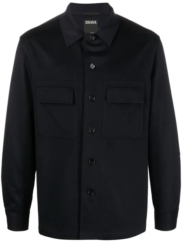 Zegna Cashmere Overshirt Oasi