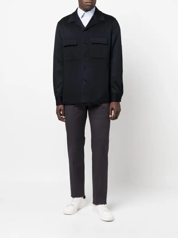 Zegna Cashmere Overshirt Oasi