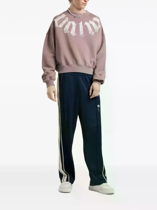 Palm Angels Logo-print Crew-neck Sweatshirt