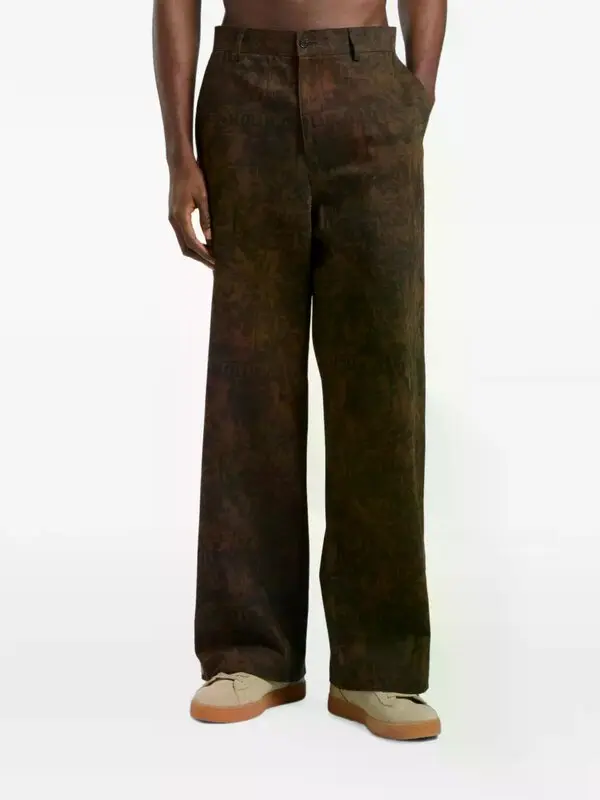 Palm Angels Starleaf All-over-print Trousers