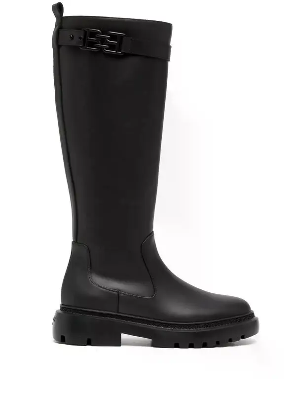 Bally Gaila Leather Knee-high Boots