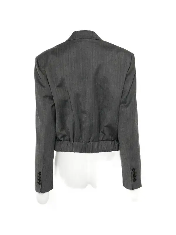 JUUN.J Cropped Notched-lapel Blazer
