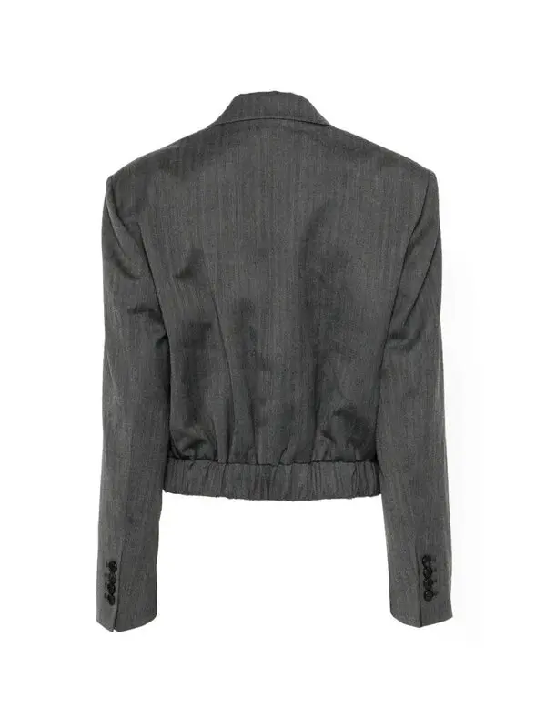 JUUN.J Cropped Notched-lapel Blazer