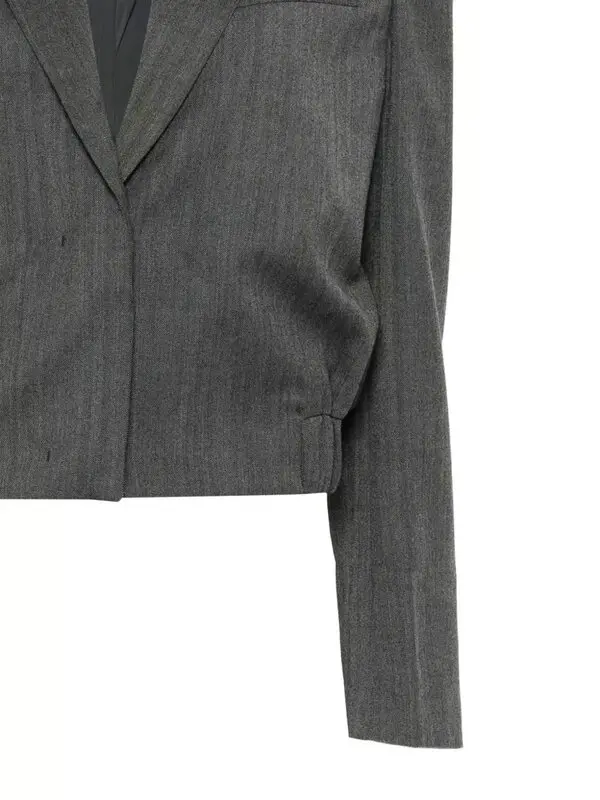 JUUN.J Cropped Notched-lapel Blazer