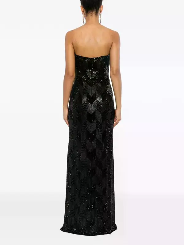 Jenny Packham Sequin-embellished Evening Gown