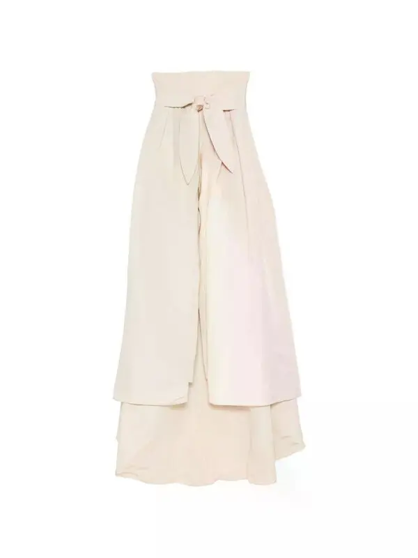Naeem Khan Silk Overskirt Trousers