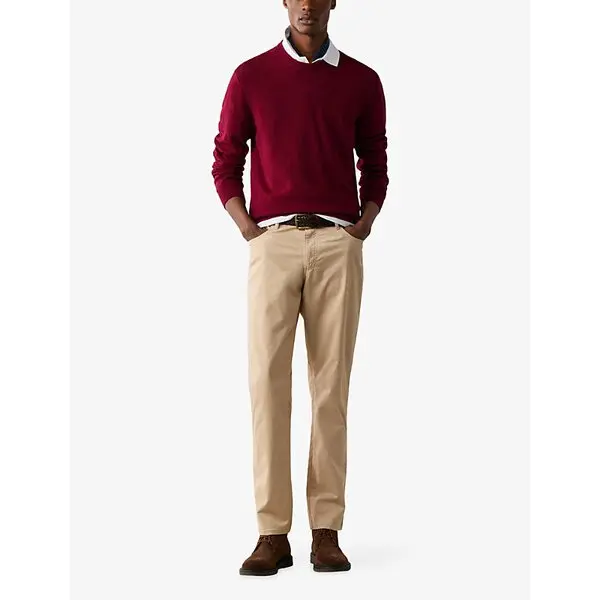 HACKETT Trinity Regular-fit Stretch-cotton Trousers