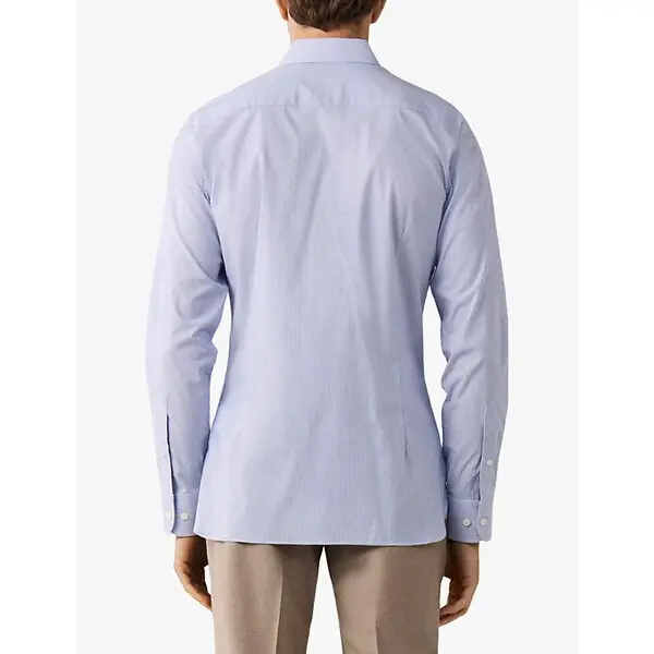 HACKETT Bengal Tailored-fit Stretch-cotton Shirt