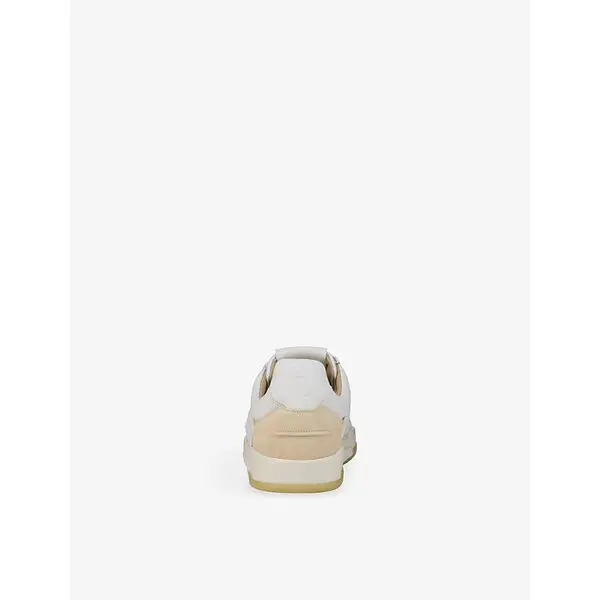 CHRISTIAN LOUBOUTIN Bsktball 1 Retero Leather Trainers - Egg Shell