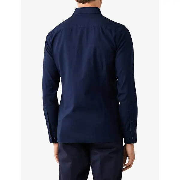 HACKETT Tailored-fit Garment-dyed Cotton Oxford Shirt