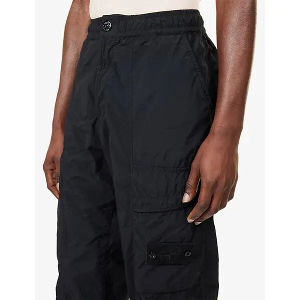 Stone Island Ghost-badge Nylon Cargo Trousers