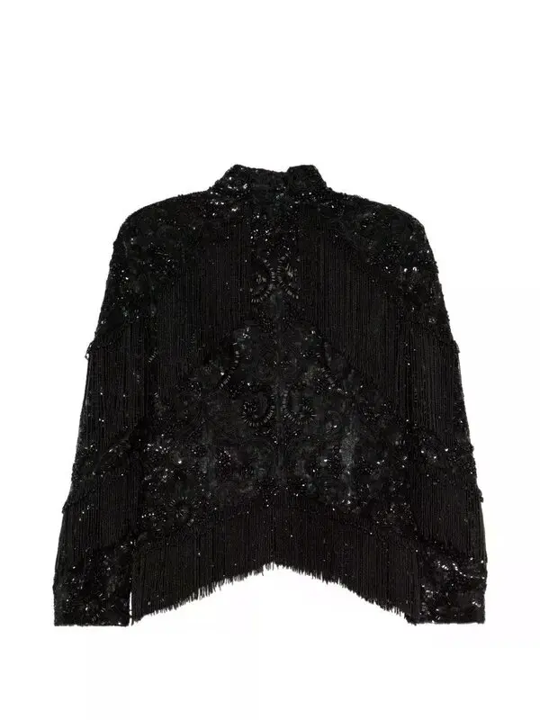 Zuhair Murad Beaded Fringed Jacket