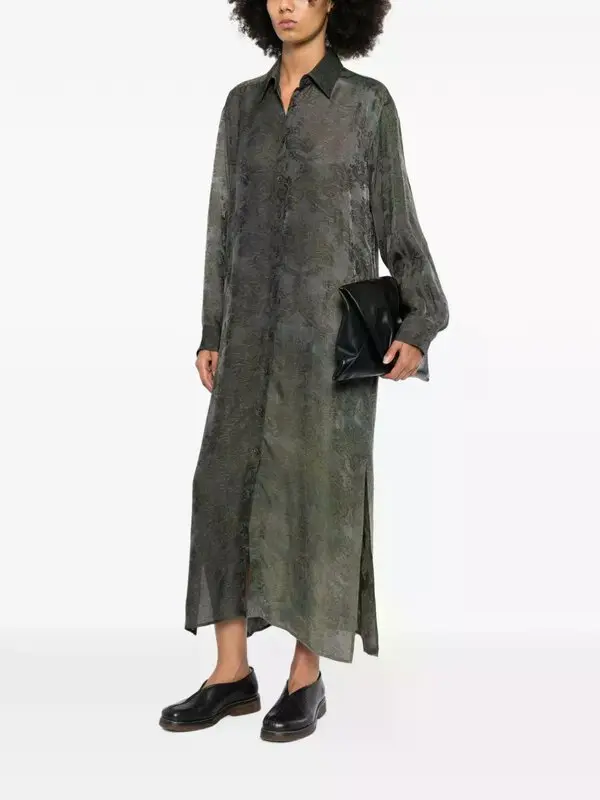 UMA WANG Amare Dress - Green