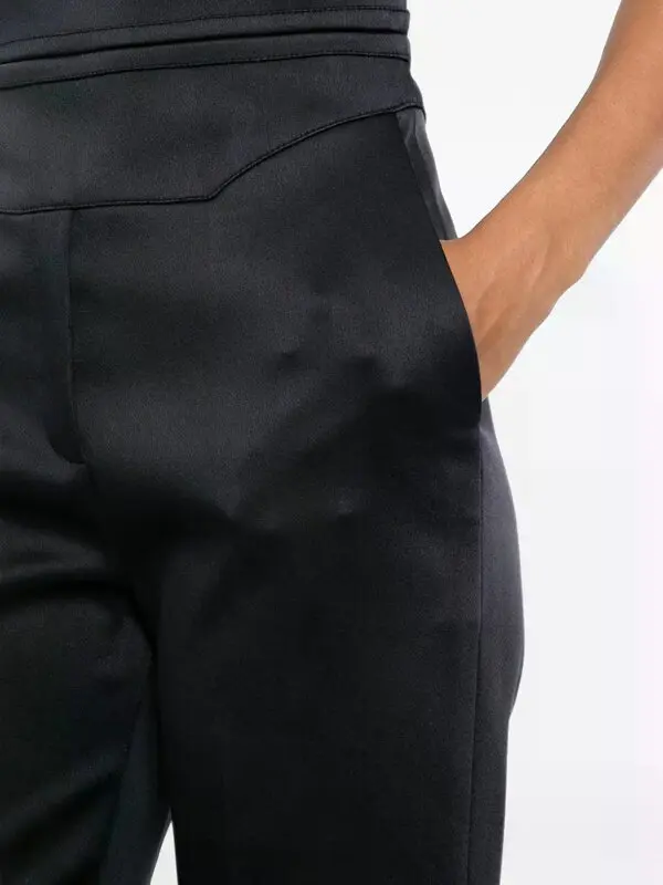 Elie Saab Satin-finish Sleeveless Jumpsuit