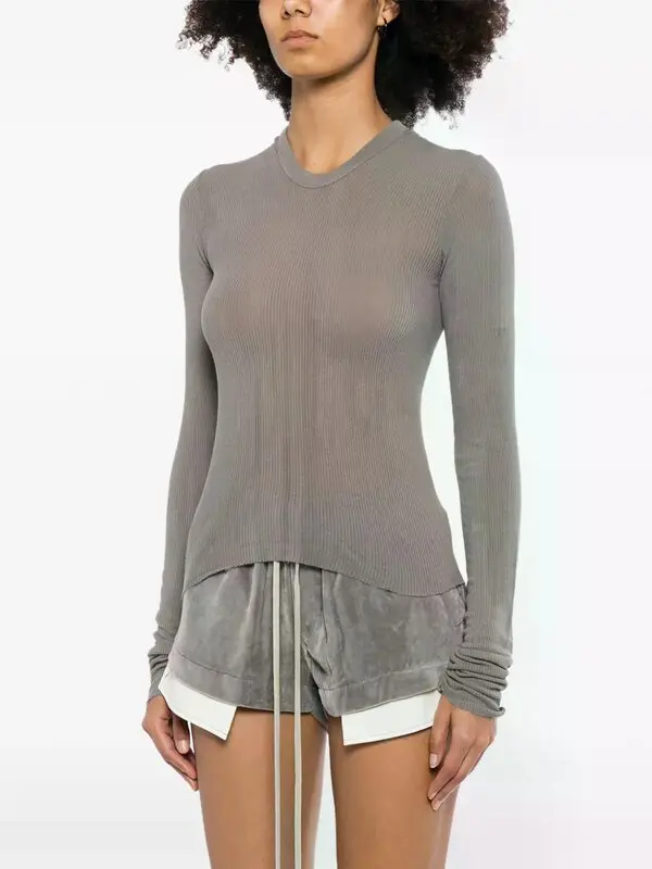 Rick Owens Hooded Crop T-shirt