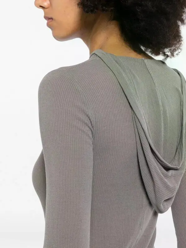 Rick Owens Hooded Crop T-shirt