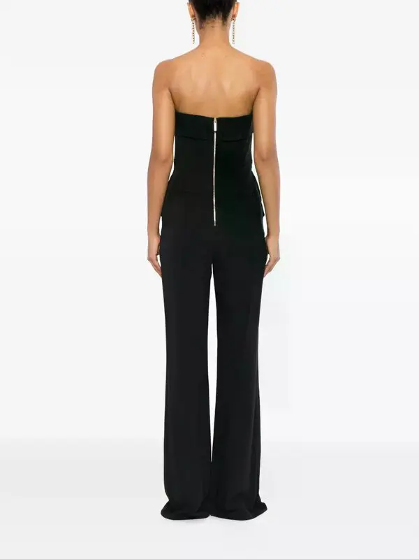 Elie Saab Strapless Tuxedo-style Jumpsuit