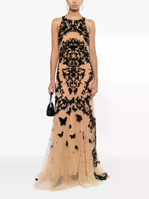 Zuhair Murad Embellished Tulle Gown