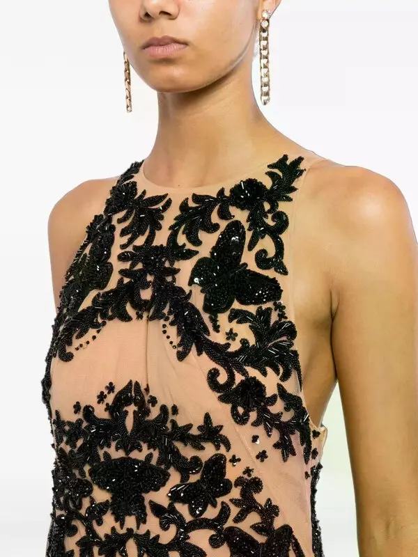 Zuhair Murad Embellished Tulle Gown
