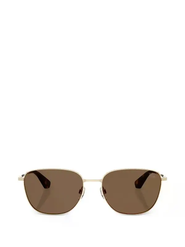 Burberry Round-frame Sunglasses - Gold