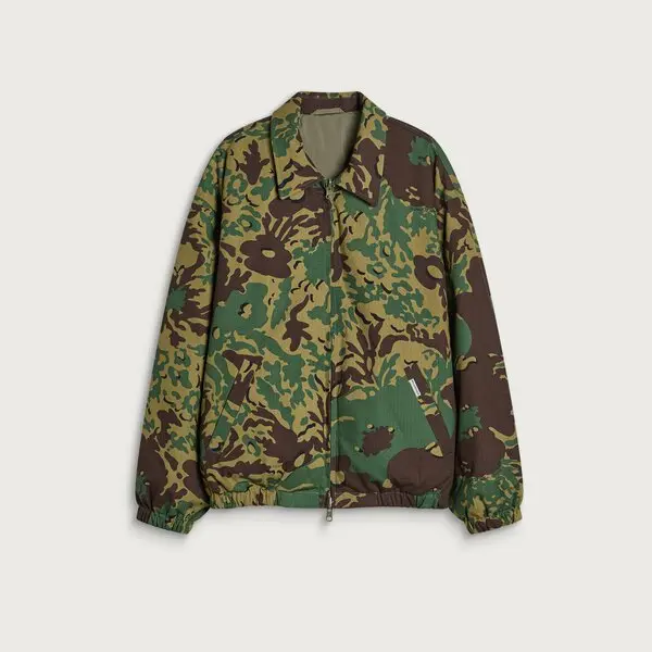 NOMARHYTHM TEXTILE Camo Flower Reversible Down Puffer Jacket