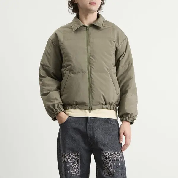 NOMARHYTHM TEXTILE Camo Flower Reversible Down Puffer Jacket