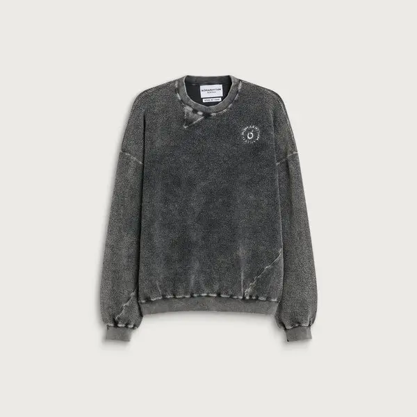 NOMARHYTHM TEXTILE Hand Dye Reverse Twist Sweatshirt