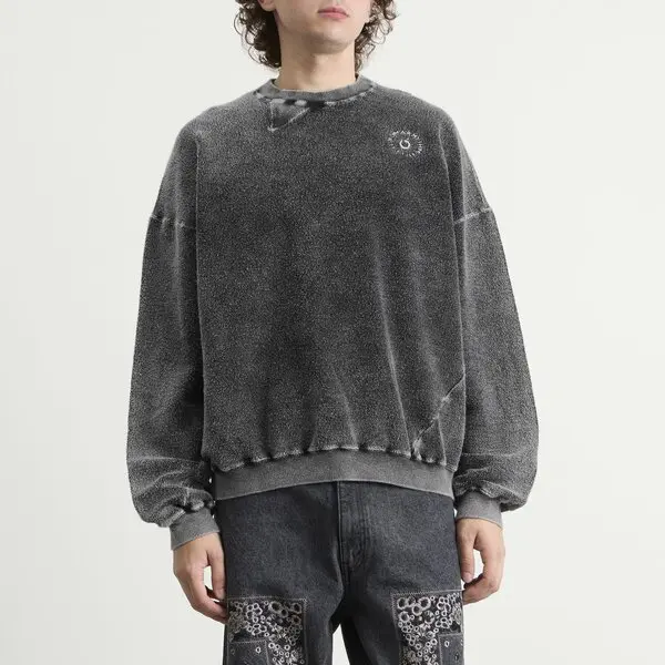 NOMARHYTHM TEXTILE Hand Dye Reverse Twist Sweatshirt
