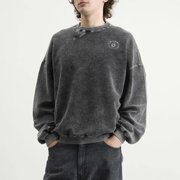 NOMARHYTHM TEXTILE Hand Dye Reverse Twist Sweatshirt