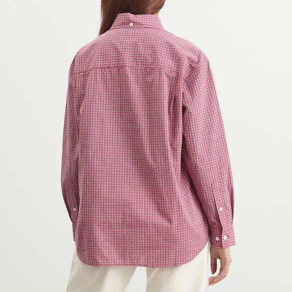 DUNST Oversized Bd Checked Shirt