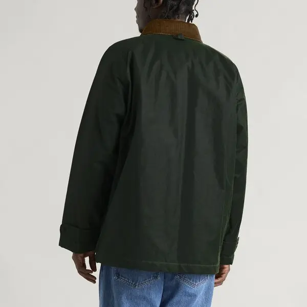 DRAKE'S Waxed Coverall Jacket