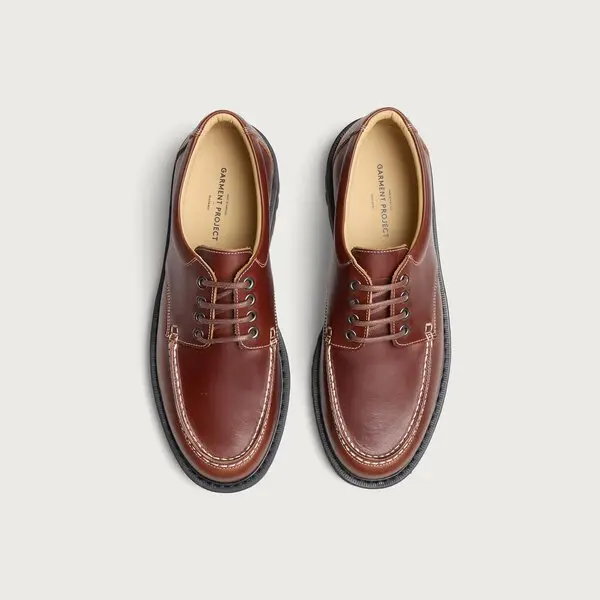 GARMENT PROJECT Pete Moc Toe Derbie