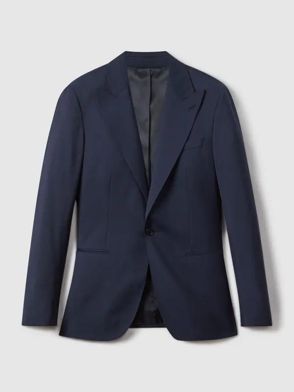 REISS Wool Single Breasted Regular Fit Blazer