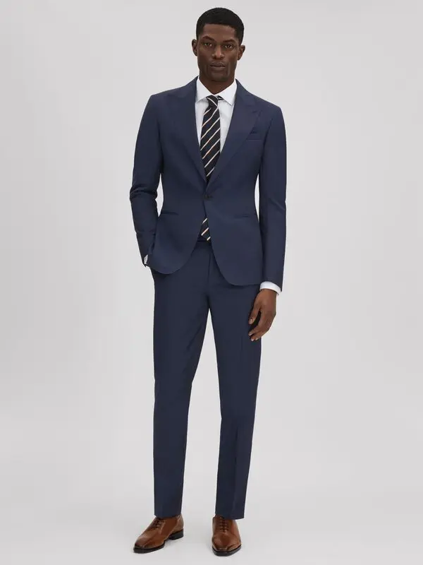 REISS Wool Single Breasted Regular Fit Blazer