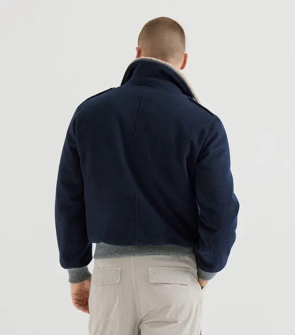 Brunello Cucinelli Cashmere Bomber Jacket