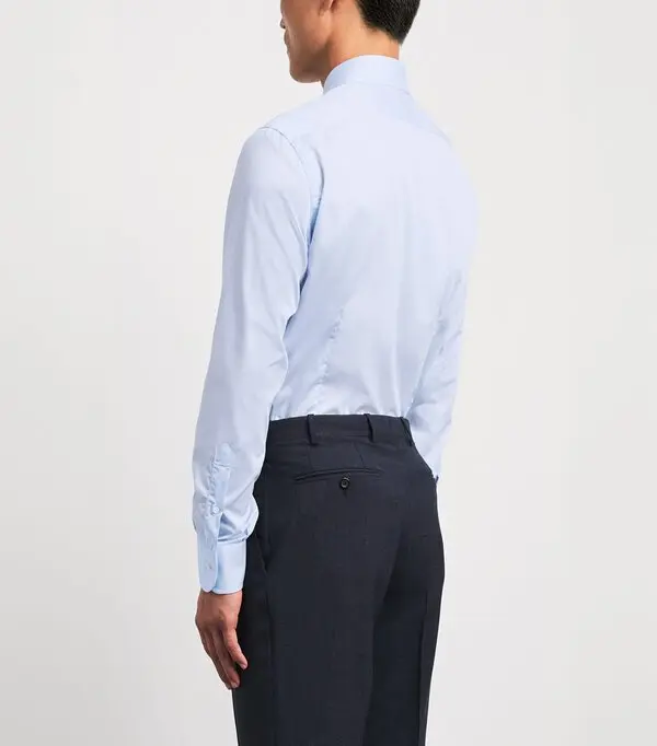 BARBA NAPOLI Cotton Twill Shirt