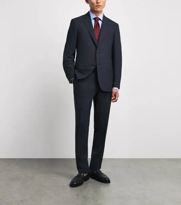 BARBA NAPOLI Cotton Poplin Slim Shirt