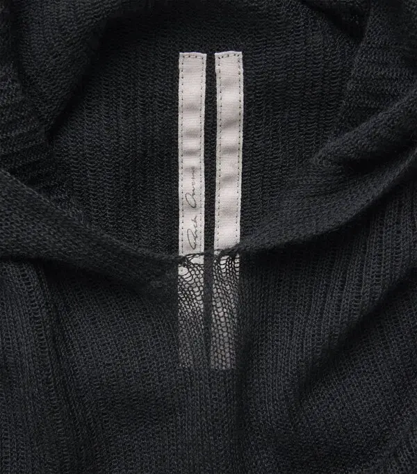 Rick Owens Cashmere Tower Hoodie