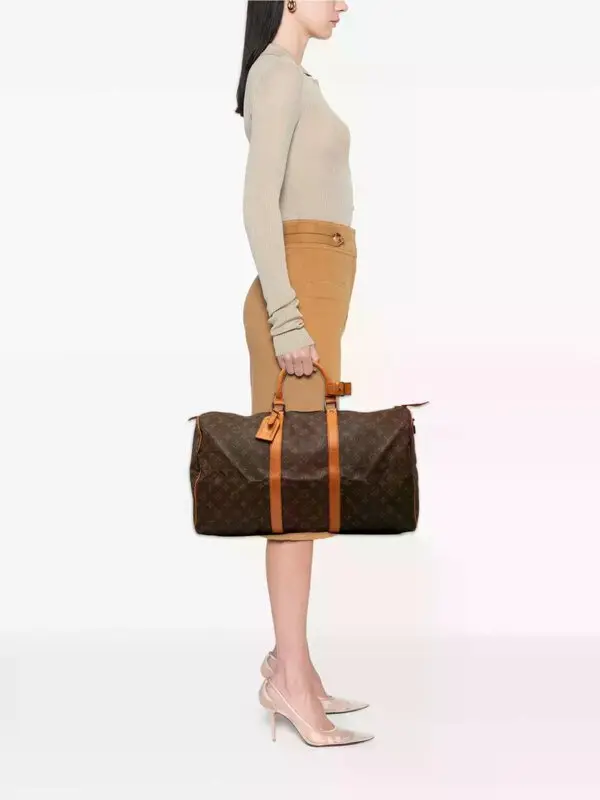 LOUIS VUITTON 2000-2026 Monogram Keepall 50 Travel Bag