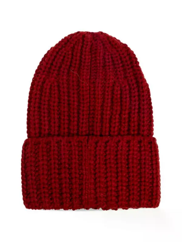 Dsquared2 Wool Beanie With Patch - Red