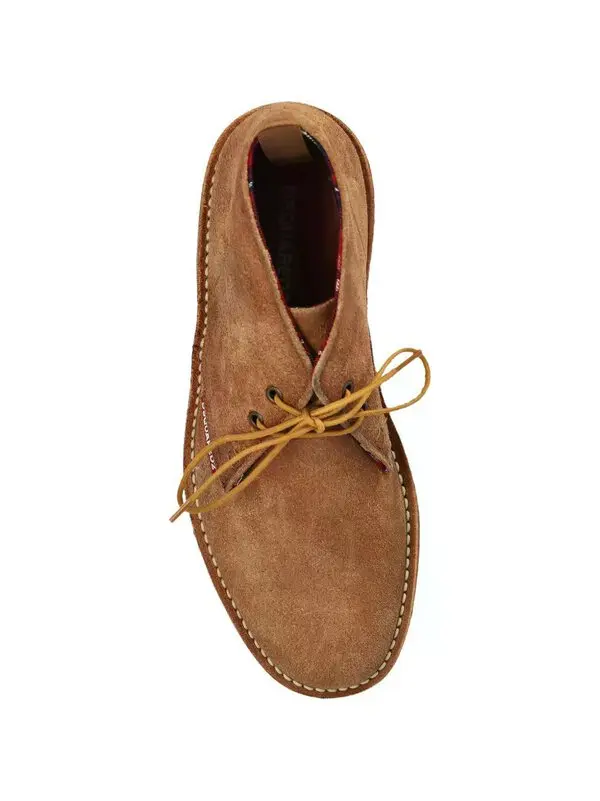 Dsquared2 Lace-up Suede Boots