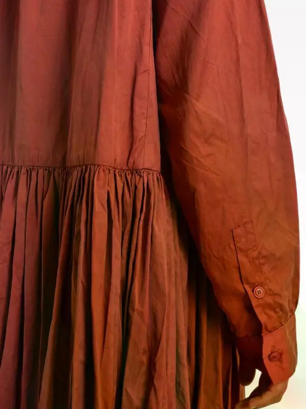 CASEY CASEY Pomme Rouche Midi Dress