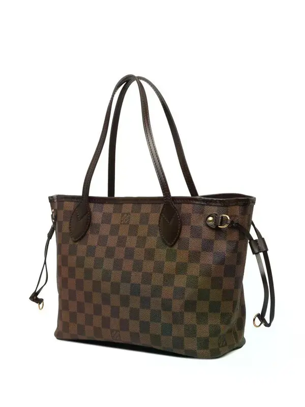 LOUIS VUITTON Damier Ebene Neverfull Pm Tote Bag