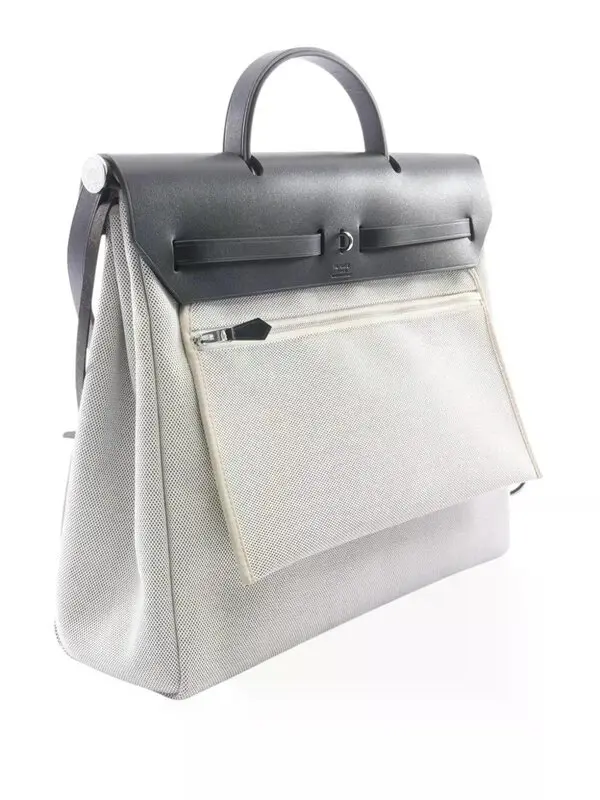 Hermès Toile Herbag 39 Satchel