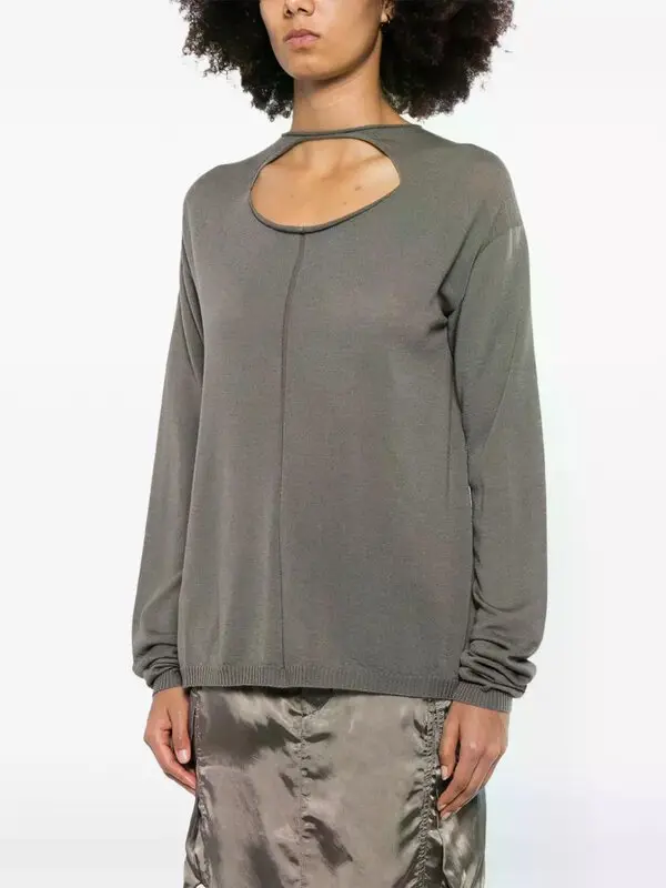 Rick Owens Slashed T-shirt