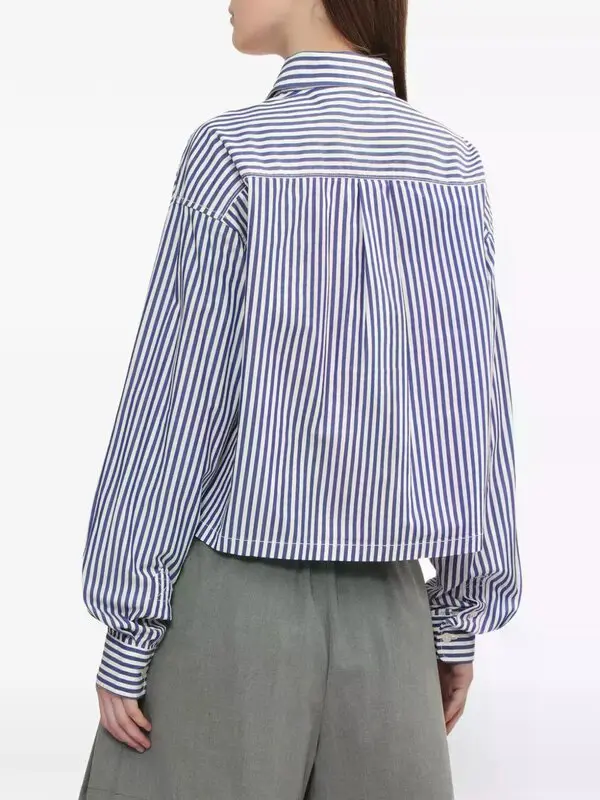AAPE BY *A BATHING APE Heart-patch Striped Shirt