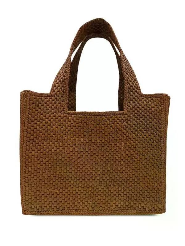 Loewe 2023-2026 Small Raffia Font Tote Satchel