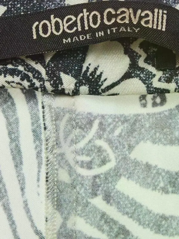 Roberto Cavalli Bandana-print Palazzo Trousers
