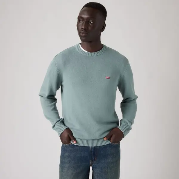 LEVI'S Classic Housemark Sweater - Grey