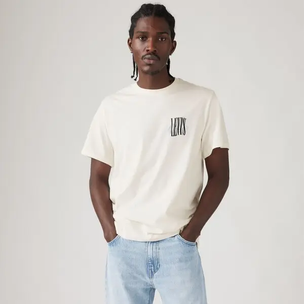 LEVI'S Relaxed Fit Graphic Tee - White